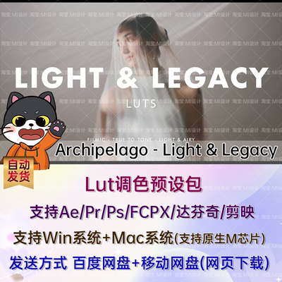 婚礼旅拍摄影LUT视频调色预设 Archipelago LIGHT LEGACY LUTs