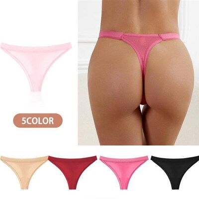 新品Women Seamless Thongs Comfy T-Back Panties SHipster G-St