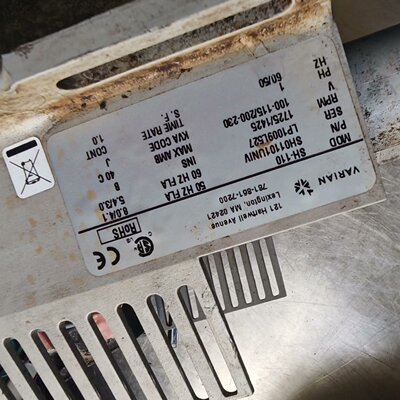询价VARIAN 安捷伦SH110涡旋泵，型号SH110-UVN可维修