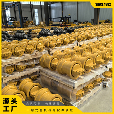 推土机配件支重轮总成D85ESS底盘轮子14X-30-00084单边支重轮