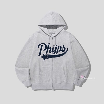 韩国潮牌phyps开衫拉链连