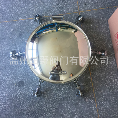 不锈钢压力人孔槽罐容器卫生井盖 sanitary manhole 田野