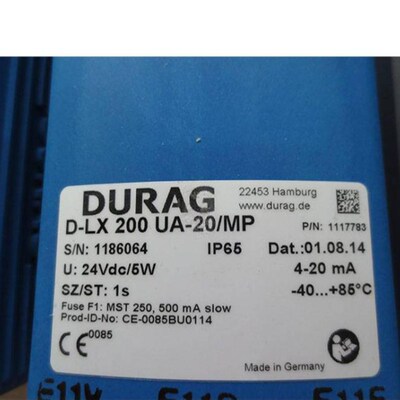 德国杜拉格Durag火焰检测器LX200UA-20停产 用LX201UA-C0替代现货