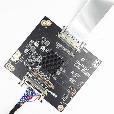 全新QK-72333 BH-7233-B 2K转4K 4K转2K转接板VbyOne转LVDS倍频板