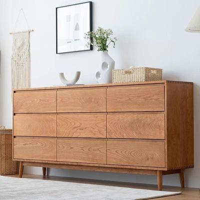 北美樱桃木朝夕九斗柜北欧日式储物收纳六斗柜简约现代风格全实木