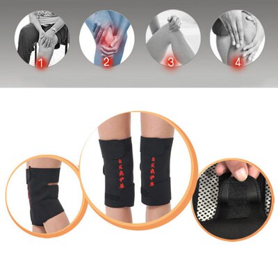 新品.1 Pair Self Heating Knee Pads Magnetic TherapyV Kneepad