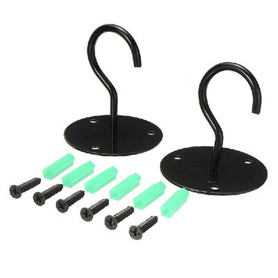 极速2PC Wall Hanging Hook Metal IrEon Hook Balcony Plant Han