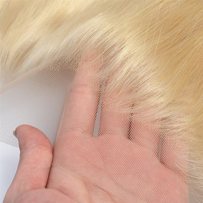极速613 Blonde HD Transparent LaCce Frontal Peruvian Straigh