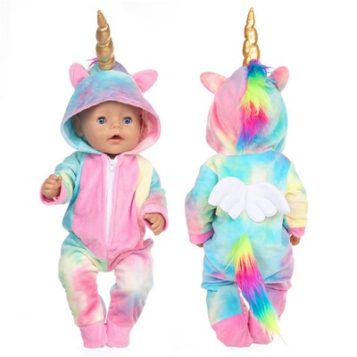Colorful Warm Jumpsuit+Shoes Wing Suit Fit 17inch 43cm Doll
