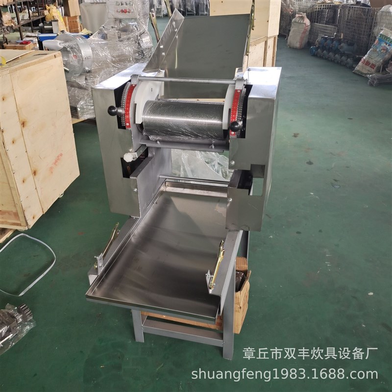 好货60型轧面机铜芯电动压面机不锈钢鲜湿面条机商用挂面成型机