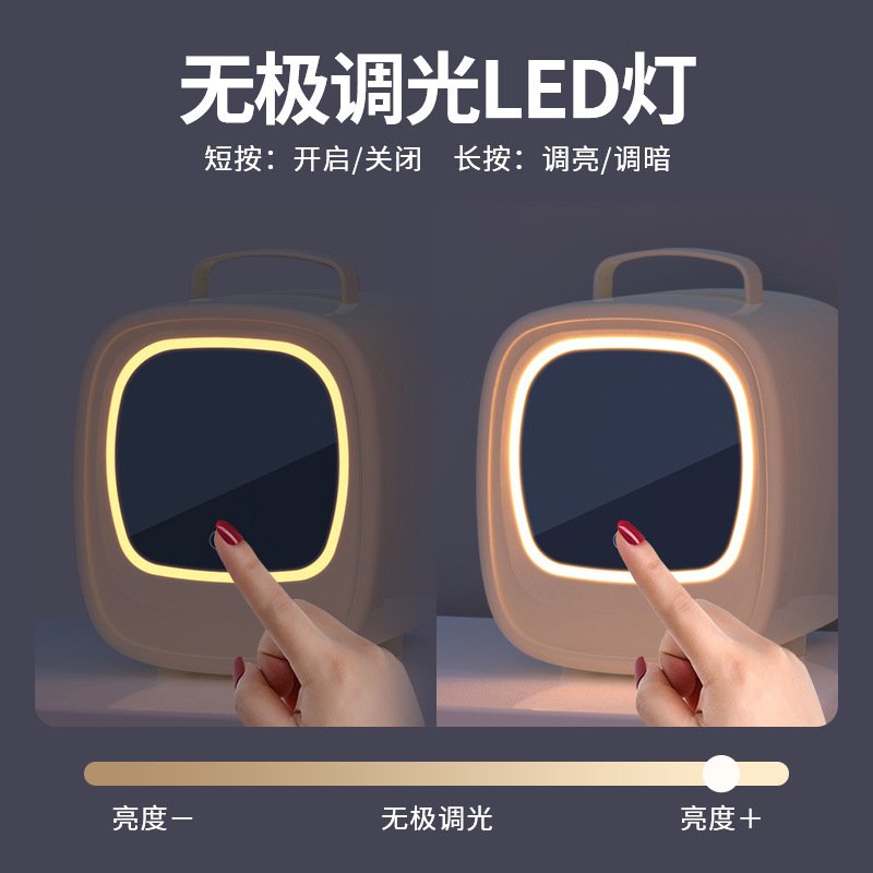 汽车美妆6L冰箱家车两用车载迷你冰箱保鲜箱冷热两用多功能保温箱