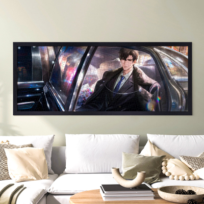 拼图相框88x33cm世界之外拼图框1000片拼图装裱框70x50画框定制