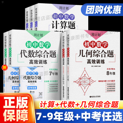 初中数学计算几何代数综合题