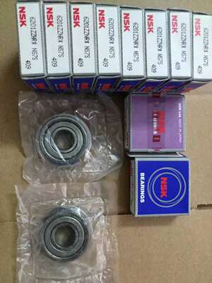 进口日本NSK 6201ZZNR NS7S带卡簧双面铁盖密封轴承尺寸:12*32*10