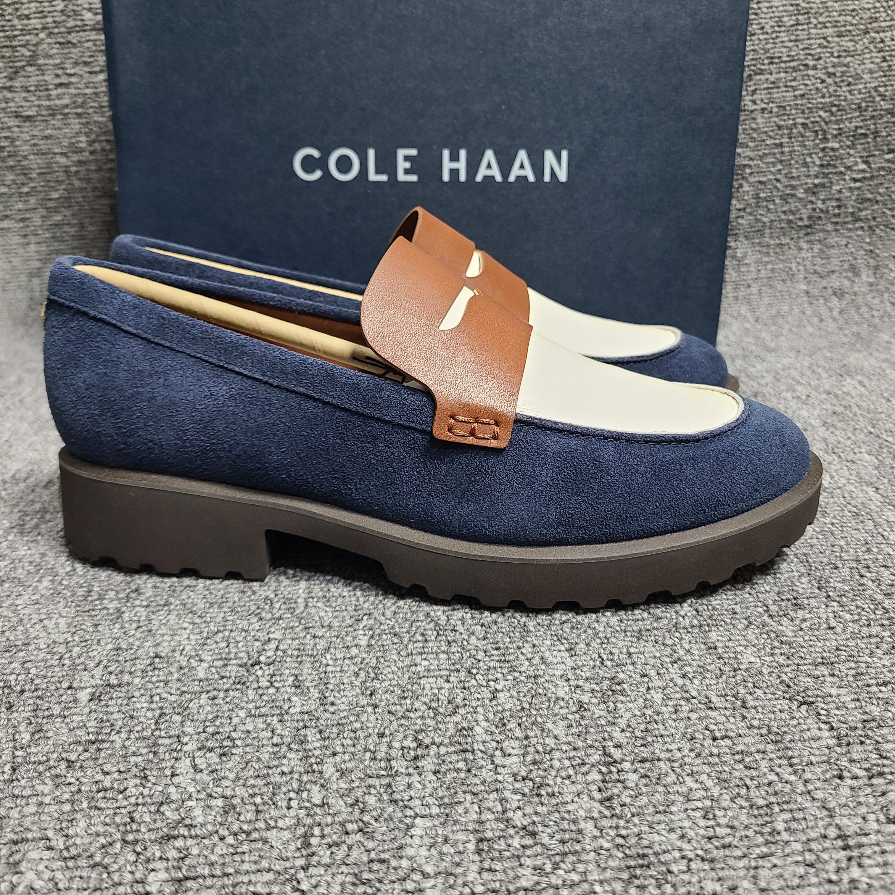 Cole Haan/歌涵女鞋时尚潮流休闲鞋春秋季舒适一脚蹬乐福鞋豆豆鞋