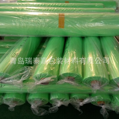 挥发性气化式VCI防锈膜 绿色pe汽车防锈膜生产厂家  宽4米