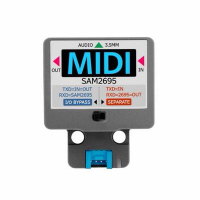 M5StackMIDIUnit串口转MIDI单元SAM2695音源处理3.5接口
