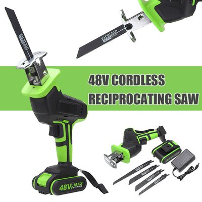 极速48V Wood Metal Reciprocaxting Saws Cordless Logging Chai