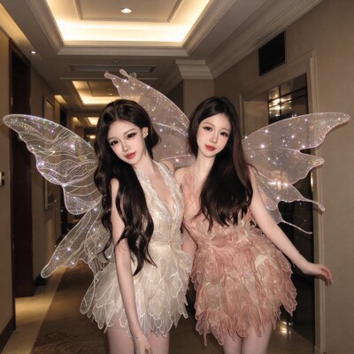 精灵仙子翅膀森系写真蝴蝶造型