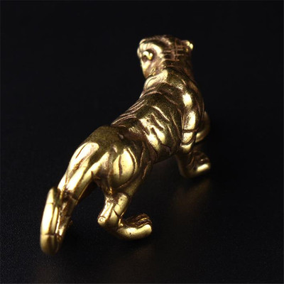 好货Tiger Casting Animal Figurine Abstract Geometric Style M
