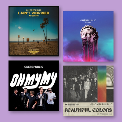 OneRepublic专辑封面海报共和乐队欧美摇滚宿舍卧室房间装饰画