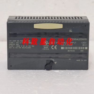 工业配件IC200ALG260D VERSAMAX模拟输入 12位电压/电流 8