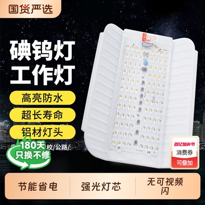 led碘钨灯100W防水户外照明灯
