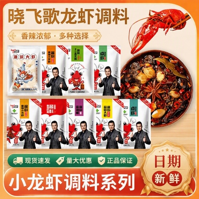 晓飞歌小龙虾调味料调料秘制酱268g潜江十三香鸭酱料蒜蓉组合装