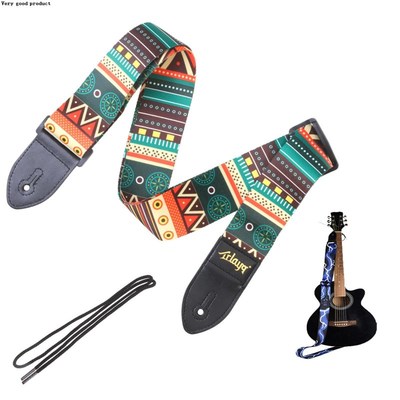 极速Guitar Strjap With Leather End Acoustic Guitars Electric