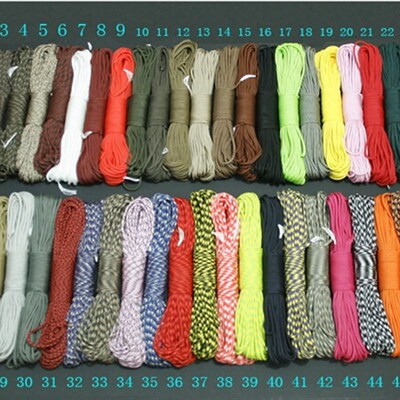 新品Parachute Paracord Cord 550C 7 Core Strand 100FT Nylon