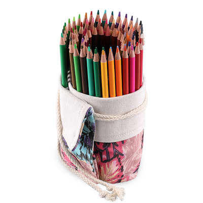 极速12/24/36/48/72m Hole Colorful Cloth Pencil Case Statione