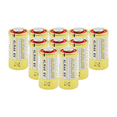 极速10PCS 150imAh 6V 4LR44 Battery 4A76 A544V 4034PX PX28A L