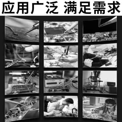 新品新款自动e焊锡机大功率脚踏式出锡电烙铁工业级375C送锡恒温