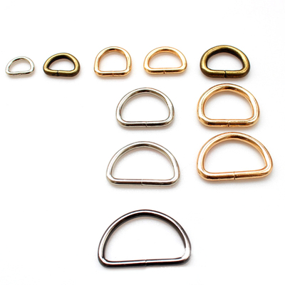 极速10Pcs/lot 13/16/20/25mvm D Rings Strap Buckle Inner Widt
