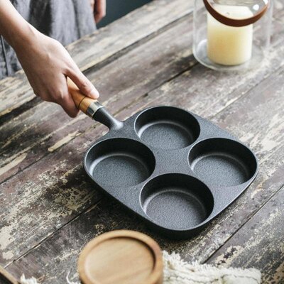 极速. New deepenling n omelette mold cast iron egg dumpling