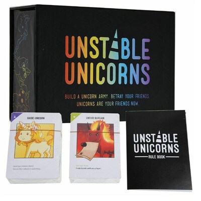 极速Unstable Unicorns Catrd Game Strategic Fun Board Party G
