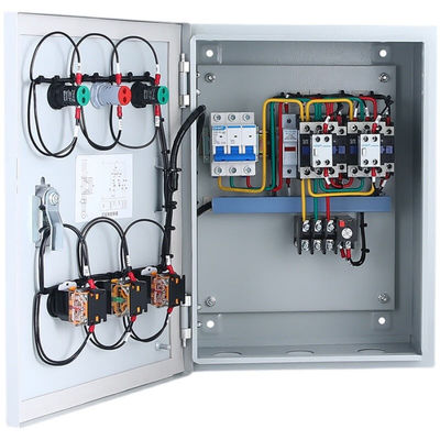 极速三相电机正反转带限位控制箱38E0V搅拌机卷扬机倒顺开关通风