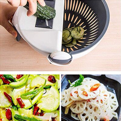 新品7 in 1 Multifunctional MandolinF Slicer, Vegetable Chopp
