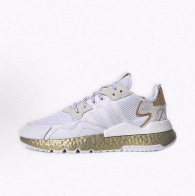 adidas originals Nite Jogger 网布 低帮 生活休闲鞋 女款