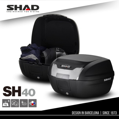 SHAD夏德机车后座包电动车后备箱尾箱特大工具箱通用置物箱SH40