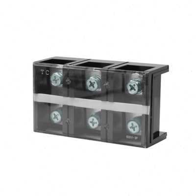 极速铜件TC-4003固定式大电流接线端子板排3位3OP/400A压电线柱接