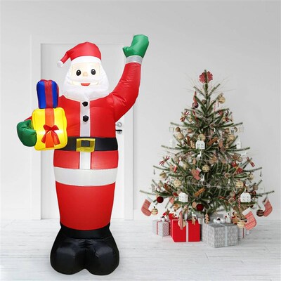 极速180cm Inflatablep Santa Model Ornament Festival Inflatab