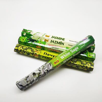 极速1 Box White Sage Flavors TAibetan Incense Sticks Indian