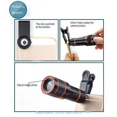 极速Phone Camera Lens rKit Cellphone Magnifier Universal Opt