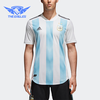 Adidas/阿迪达斯正品夏季男士简约字母经典印花V领短袖T恤BQ9329