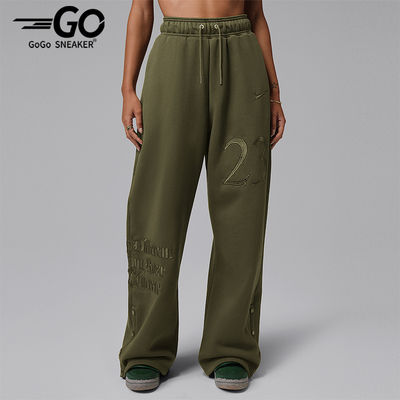 Nike/耐克正品Jordan女士系带运动宽松抓绒长裤IQ3844-326