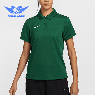 Nike/耐克正品2025春季新款女士时尚刺绣POLO衫IB8748-341