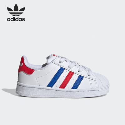 Adidas/阿迪达斯正品三叶草婴童经典耐磨运动休闲板鞋FV3691