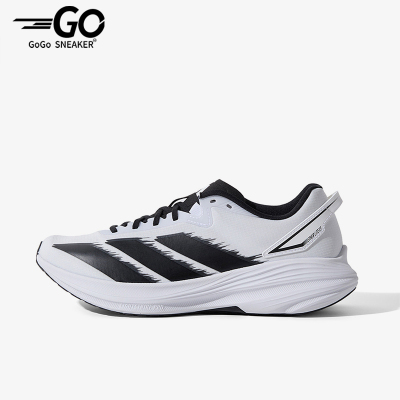 Adidas/阿迪达斯正品盈风新款男女白黑色鞋经典休闲跑步鞋KJ4597