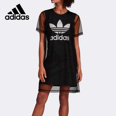 Adidas/阿迪达斯正品 TEE DRESS 三叶草女子运动连衣裙FL0028